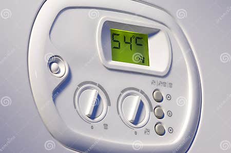 Heating Boiler Control Panel Stock Image - Image of dial, control: 12219361