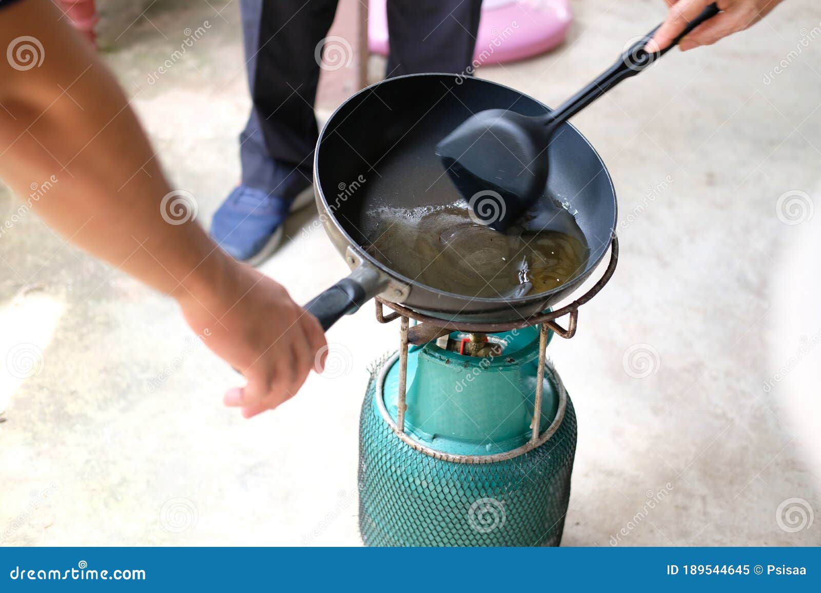Heating Cooking Boiling Sugar Caramel Syrup Stock Image - Image of food ...