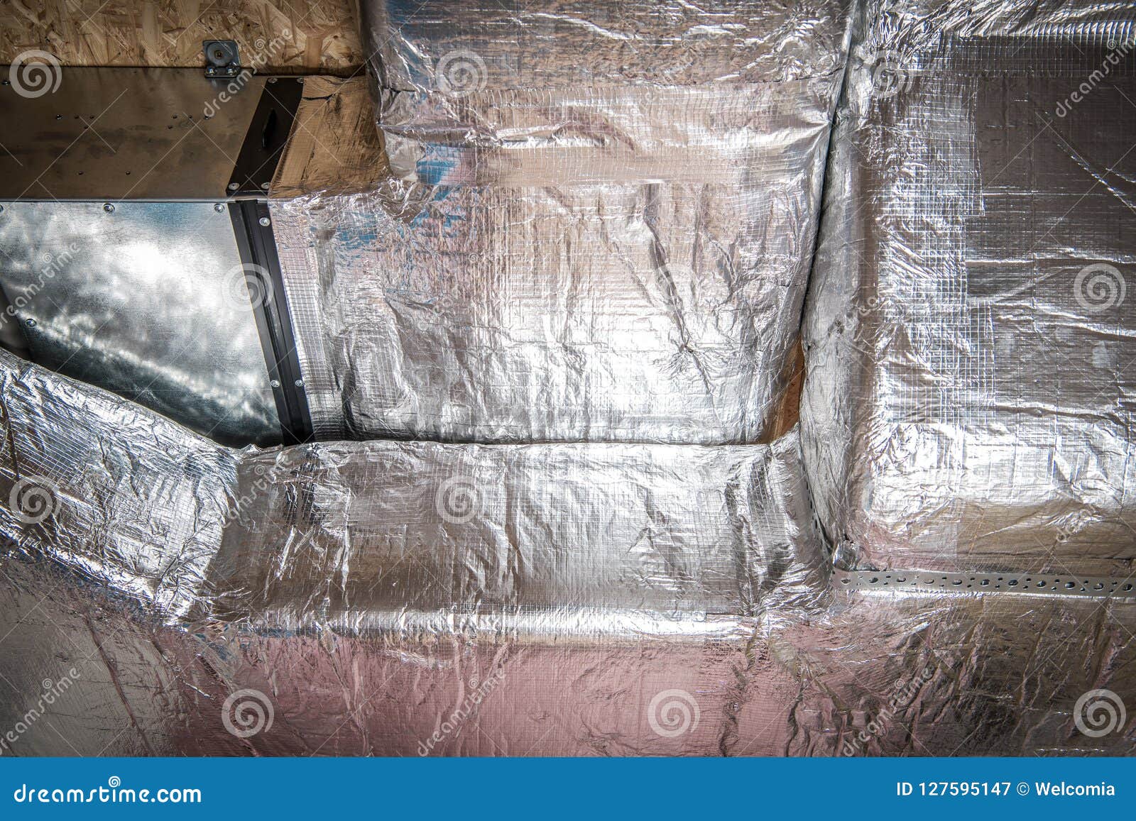 Heating and Cooling Duct stock image. Image of duct - 127595147