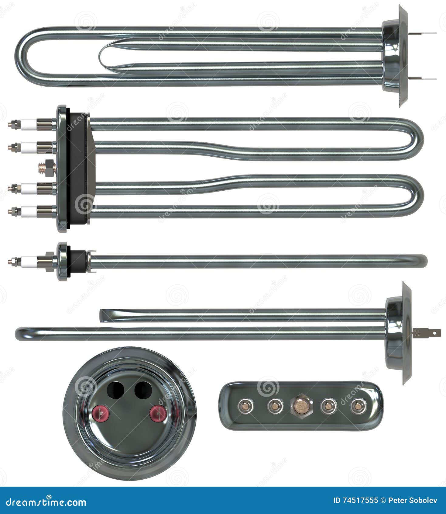 Heating element stock illustration. Illustration of stainless - 74517555