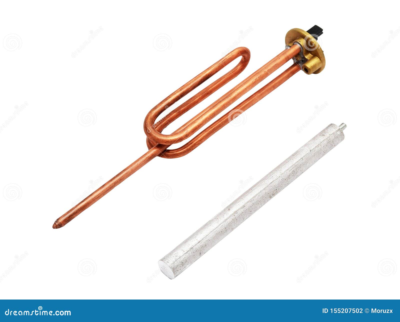 Heating Element with Magnesium Anode for Water Boiler Stock Photo ...