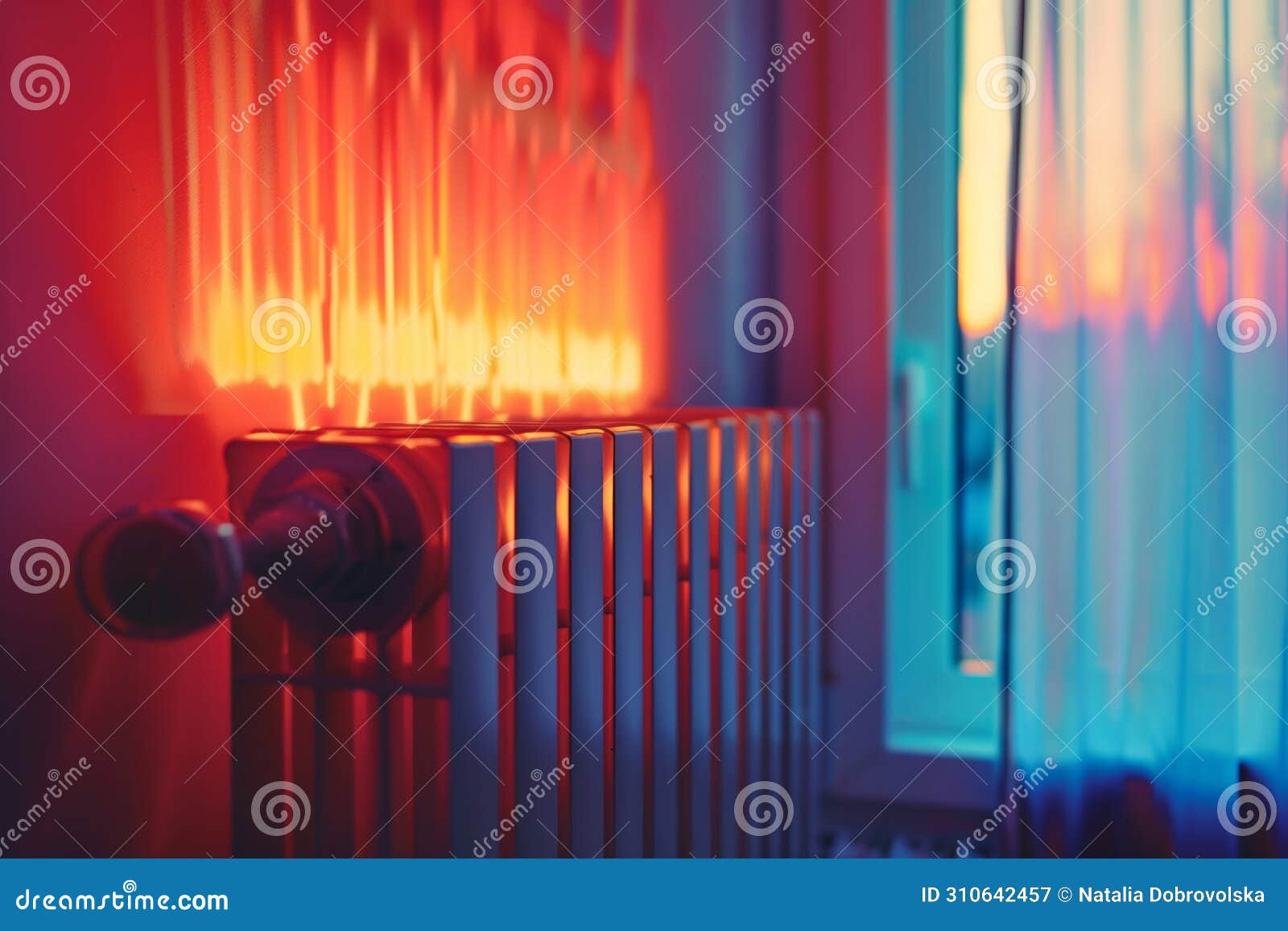 Heating at Home Concept ,snapshot Aesthetic Picture Stock Image - Image ...