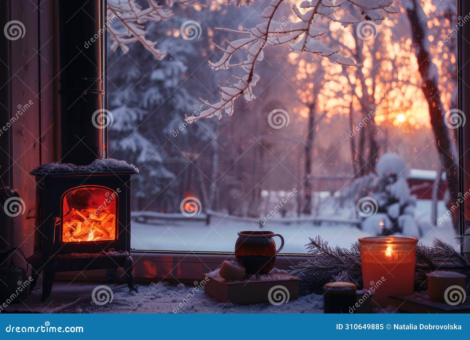Heating at Home Concept ,snapshot Aesthetic Picture Stock Illustration ...