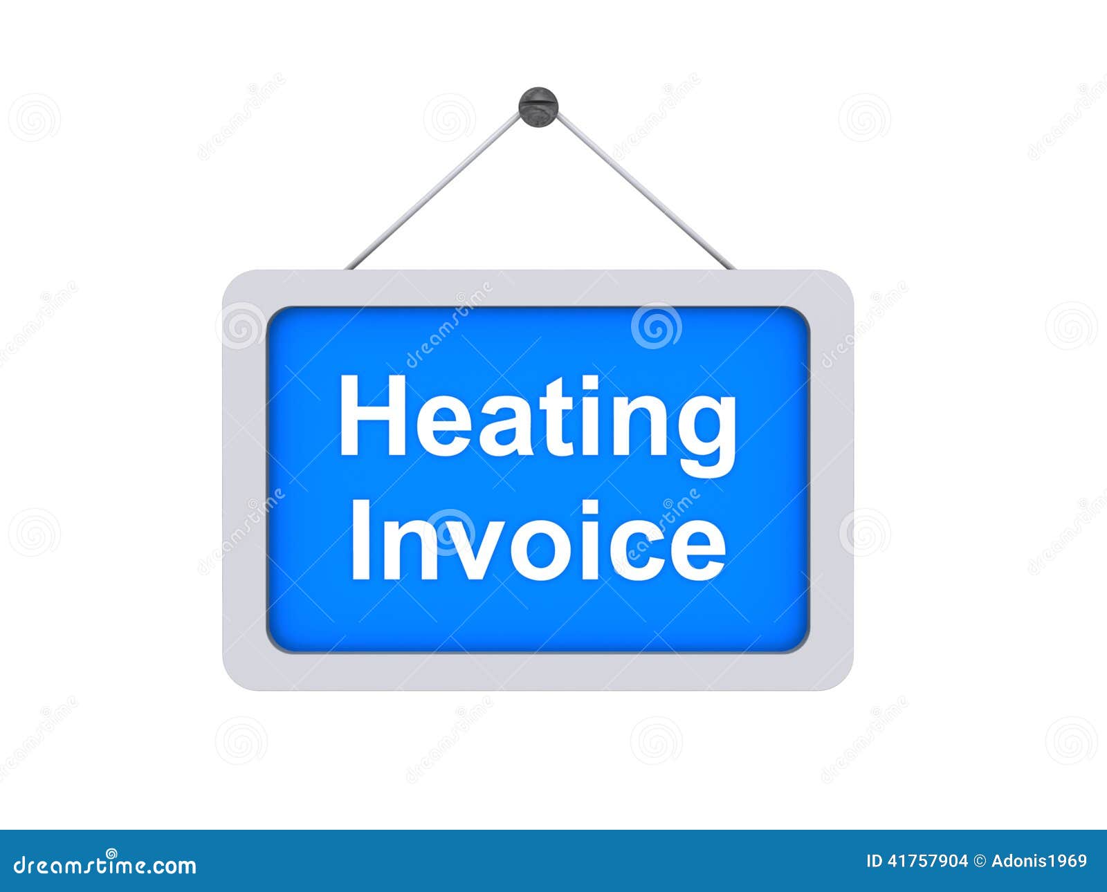 Heating invoice stock photo. Image of green, warning - 41757904