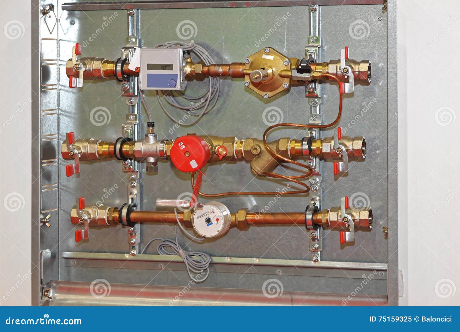 Heating Meter stock image. Image of transfer, fluid, equipment - 75159325