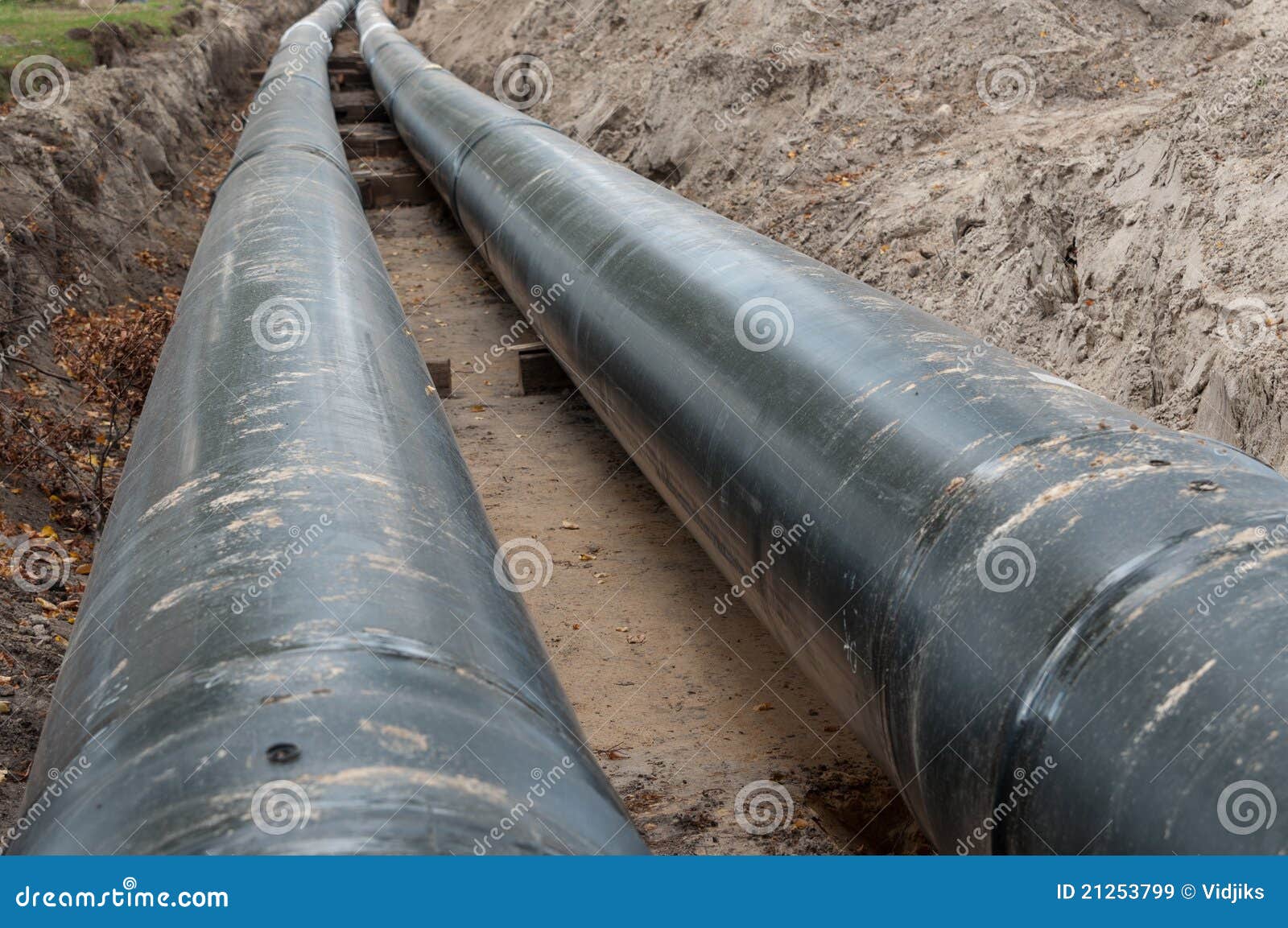 Heating Pipe with Isolation Stock Image - Image of earth, pipes: 21253799