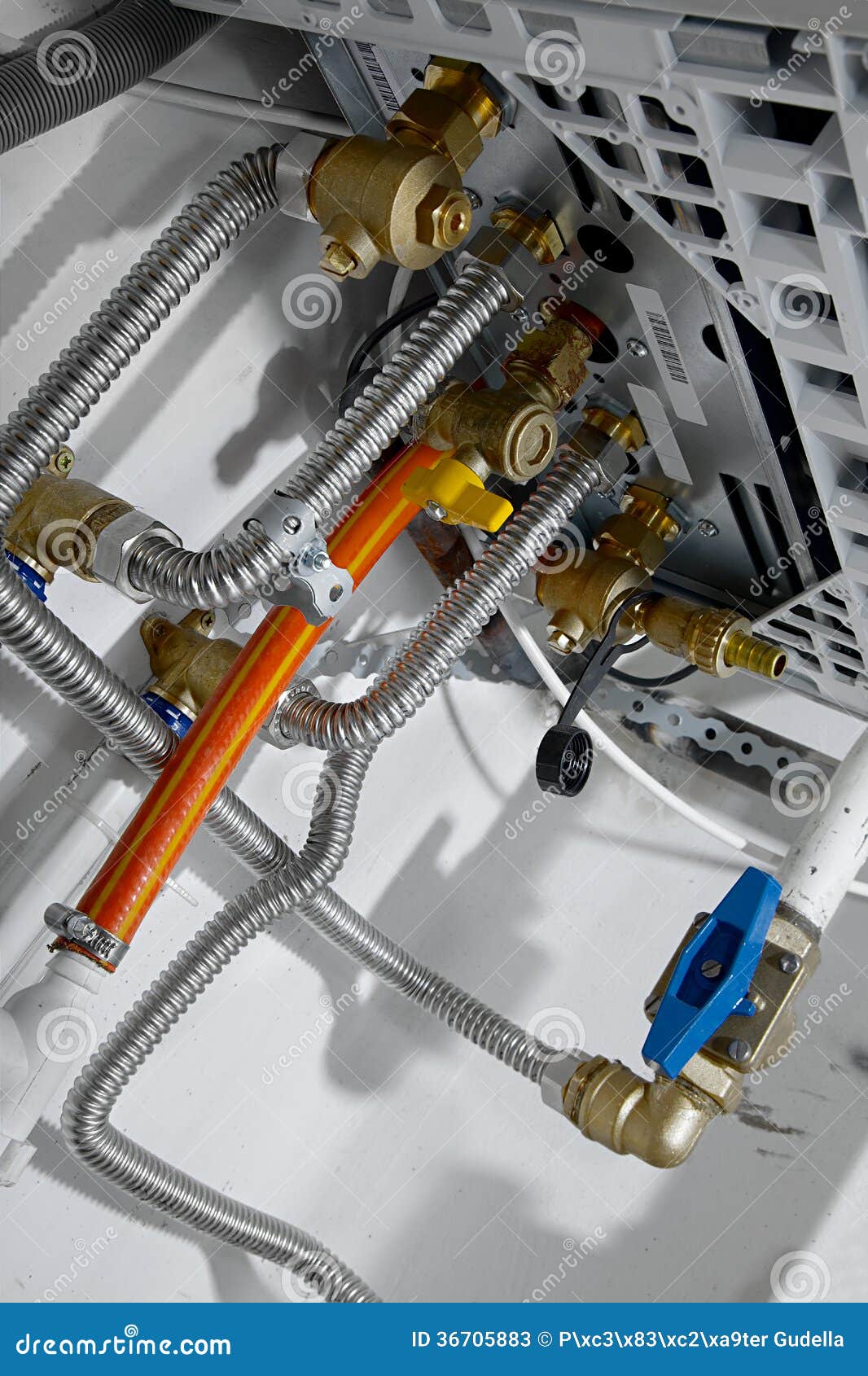 Heating Pipes stock image. Image of energy, metal, structure - 36705883