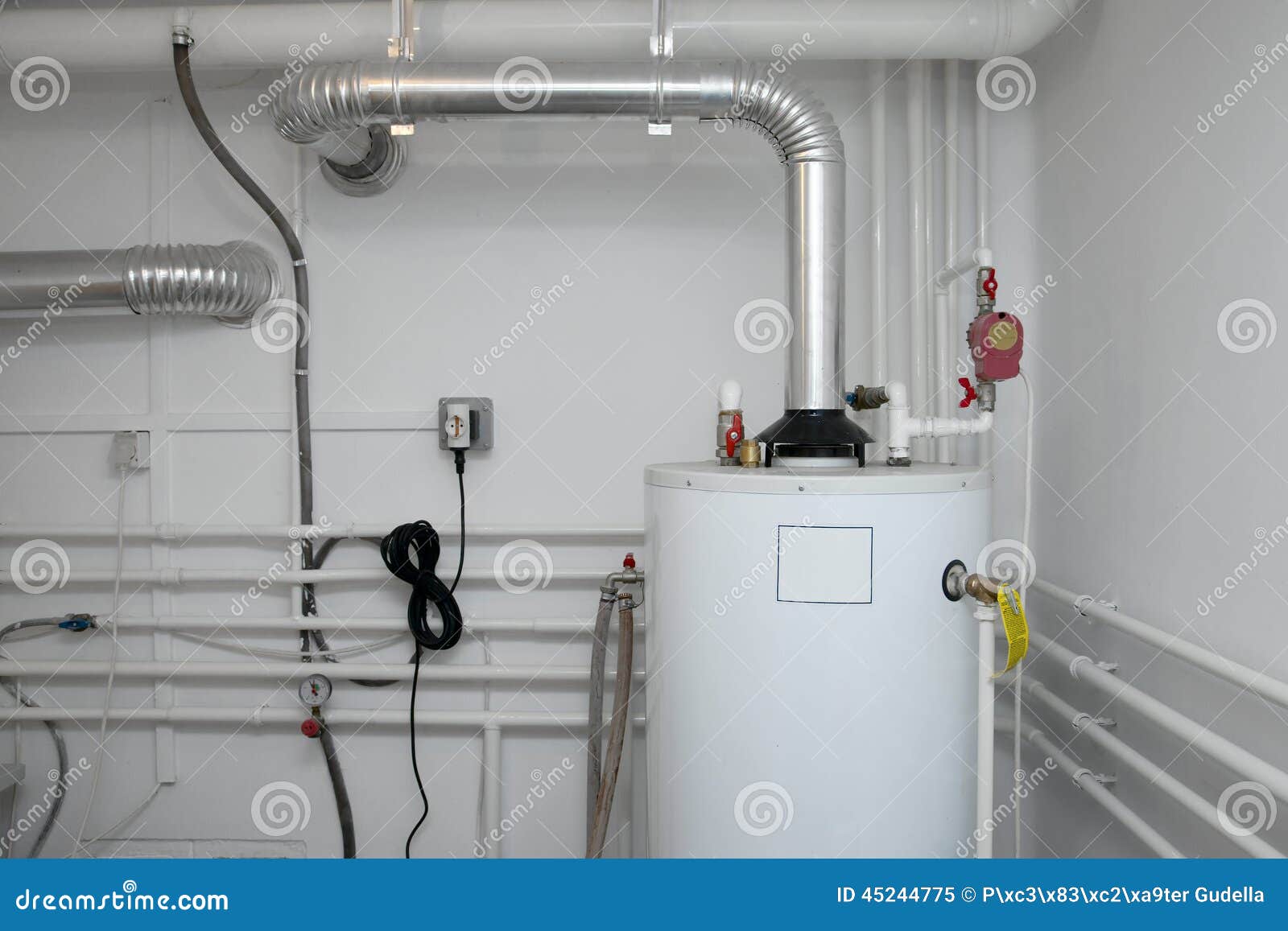 Heating Pipes stock image. Image of device, component - 45244775