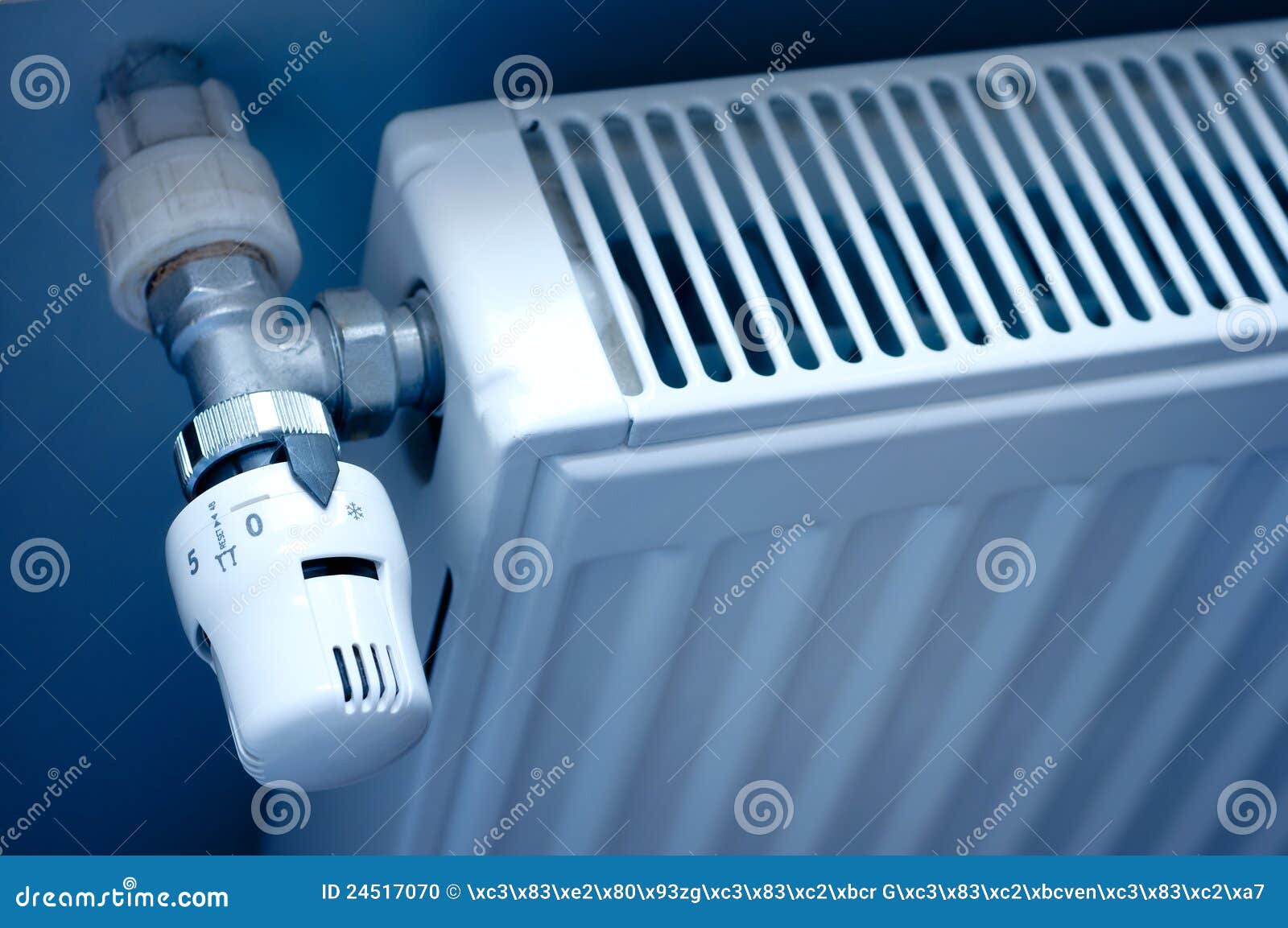 Heating Radiator stock photo. Image of economy, knob - 24517070