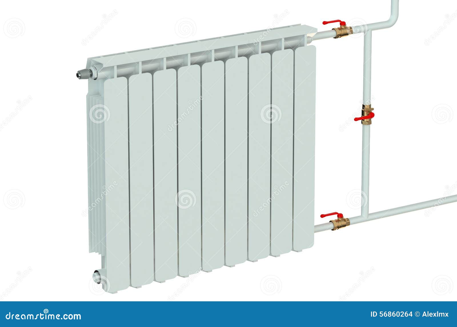 Heating radiator closeup stock illustration. Illustration of metal ...