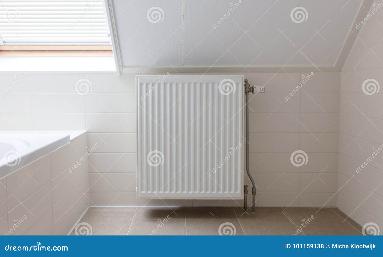 Heating Radiator in a Dutch Home Stock Photo - Image of house, grill ...
