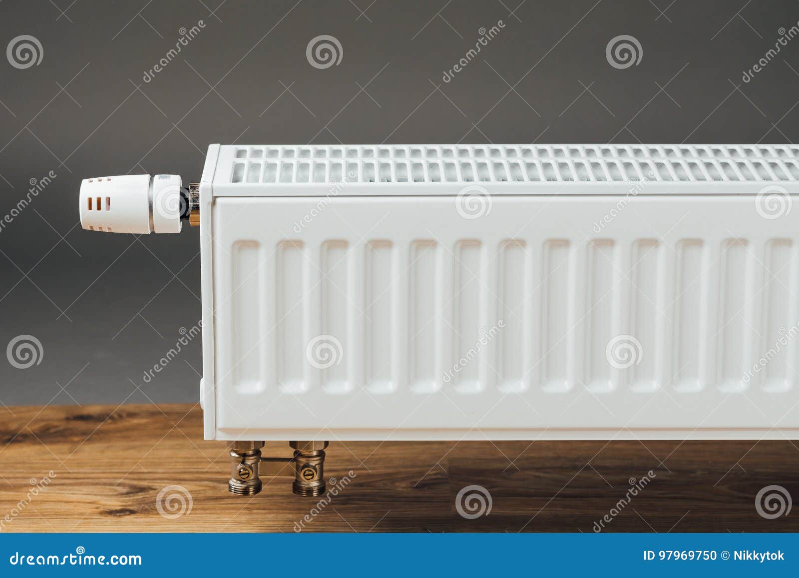 Heating radiator stock photo. Image of plumbing, house - 97969750