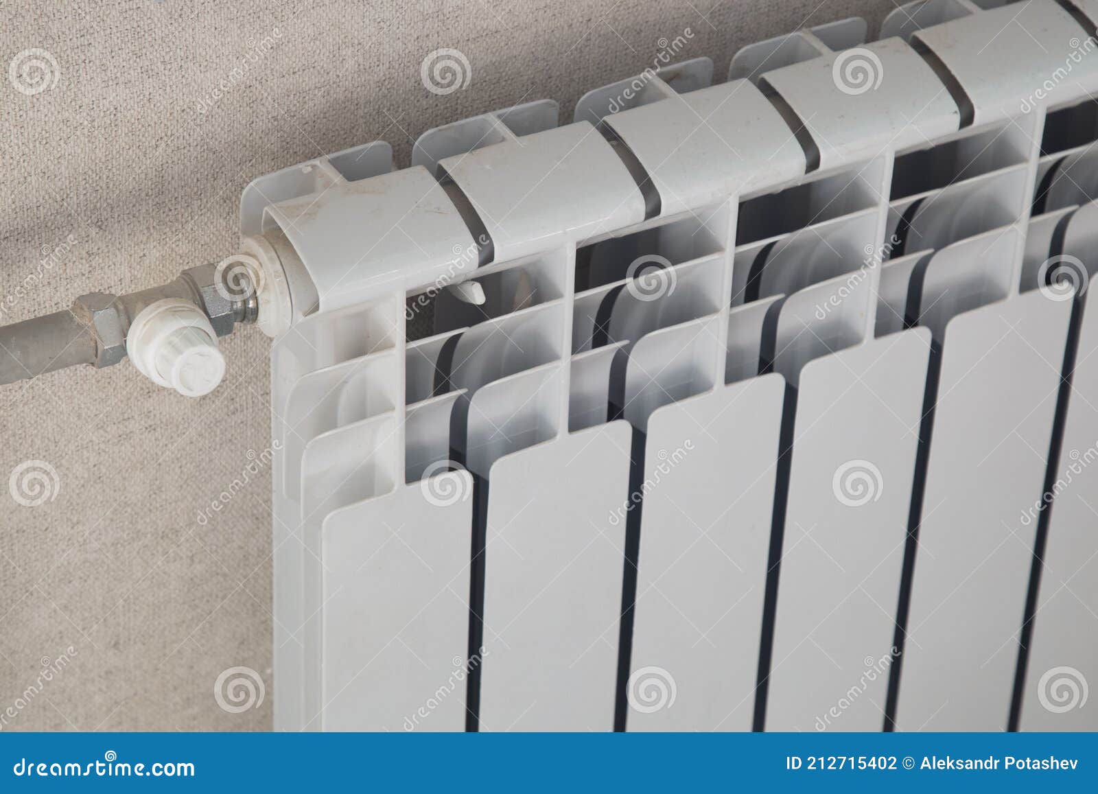Heating Radiator. Heating of the House with the Help of a Water Heating ...