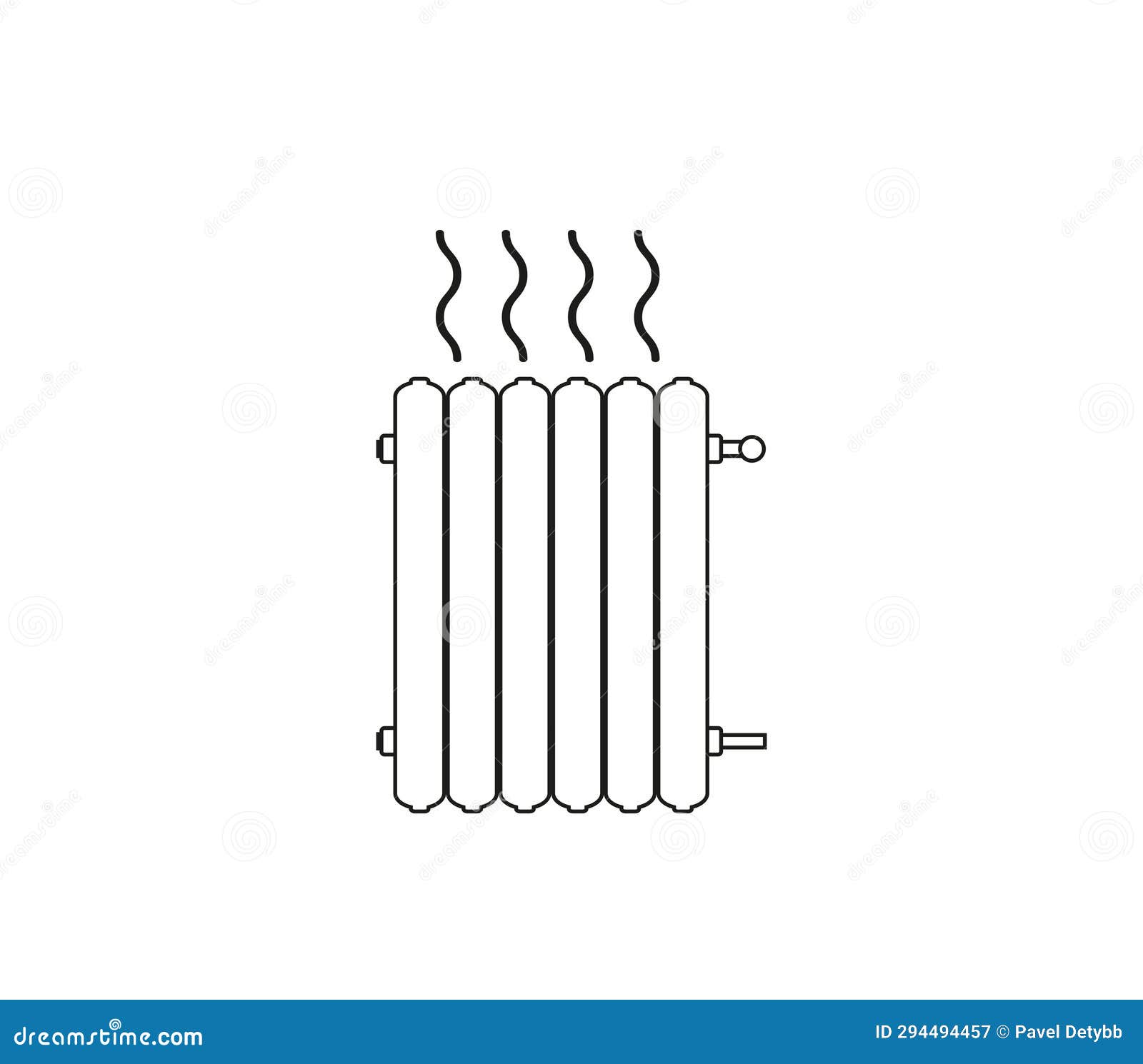 Heating, Radiator Icon. Vector Illustration. Stock Vector ...