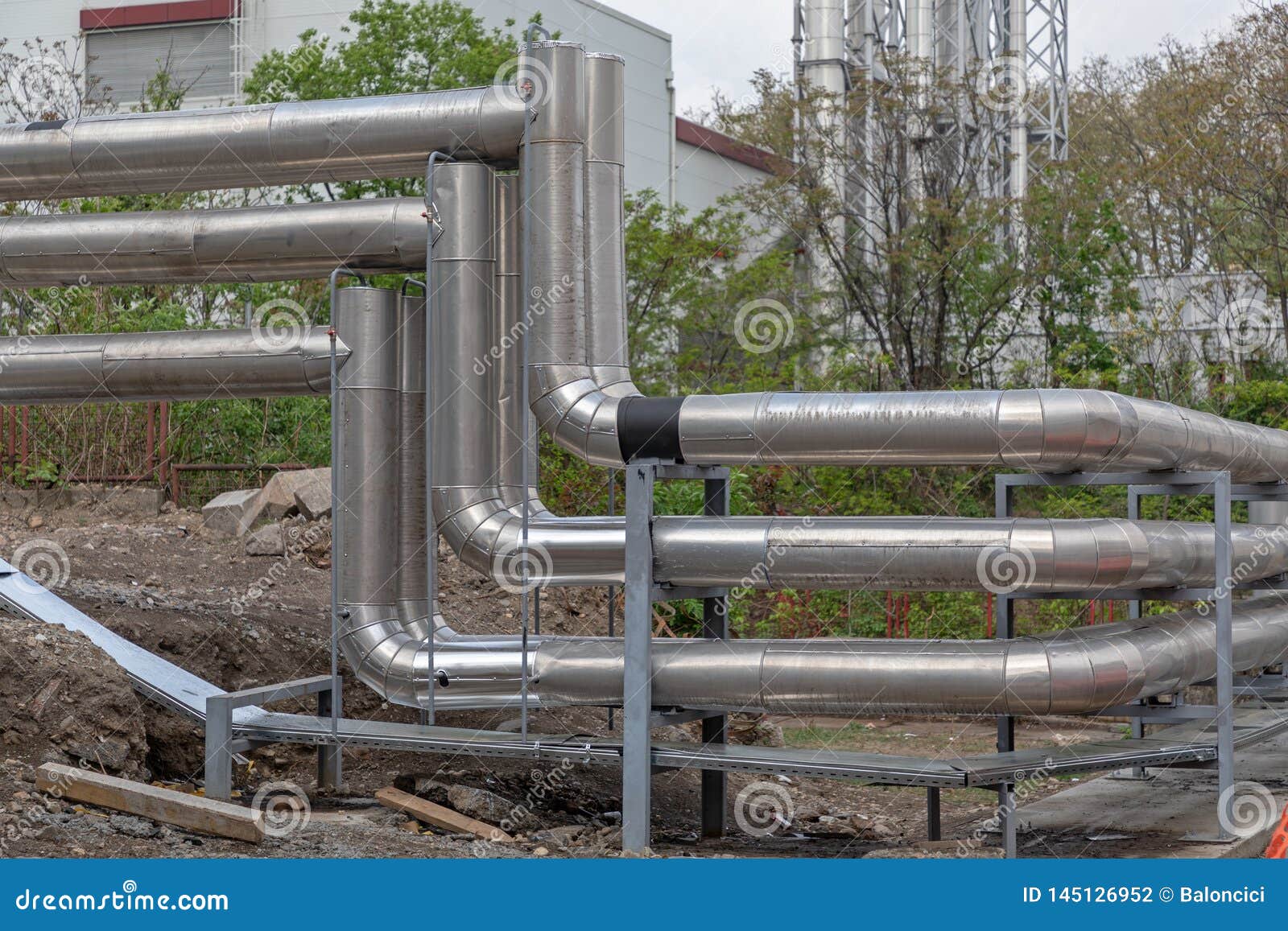 Pipes stock photo. Image of ventilation, structure, conditioner - 145126952
