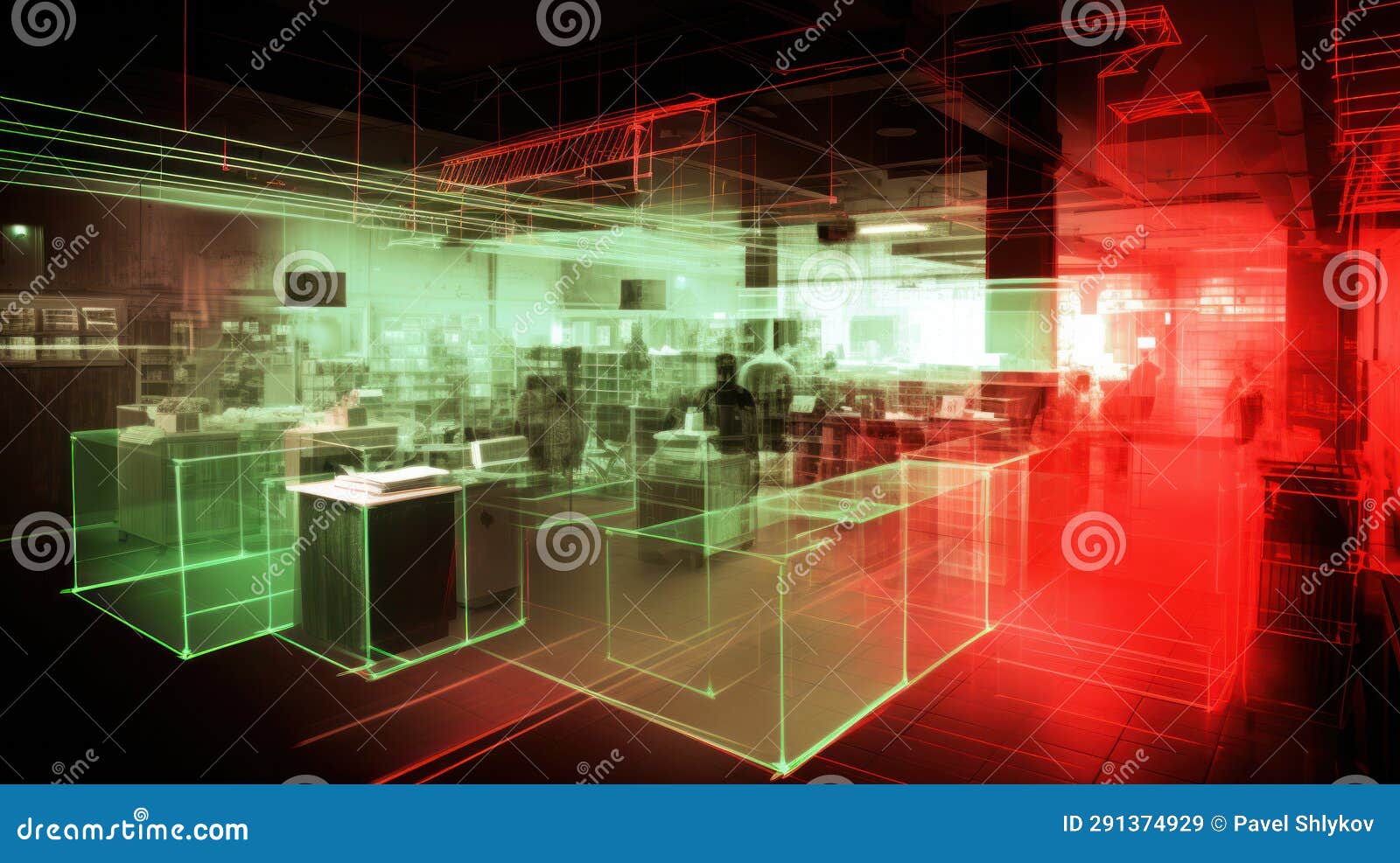 Heatmap, Radiation Analytic in Smart Office or Workshop Technology ...