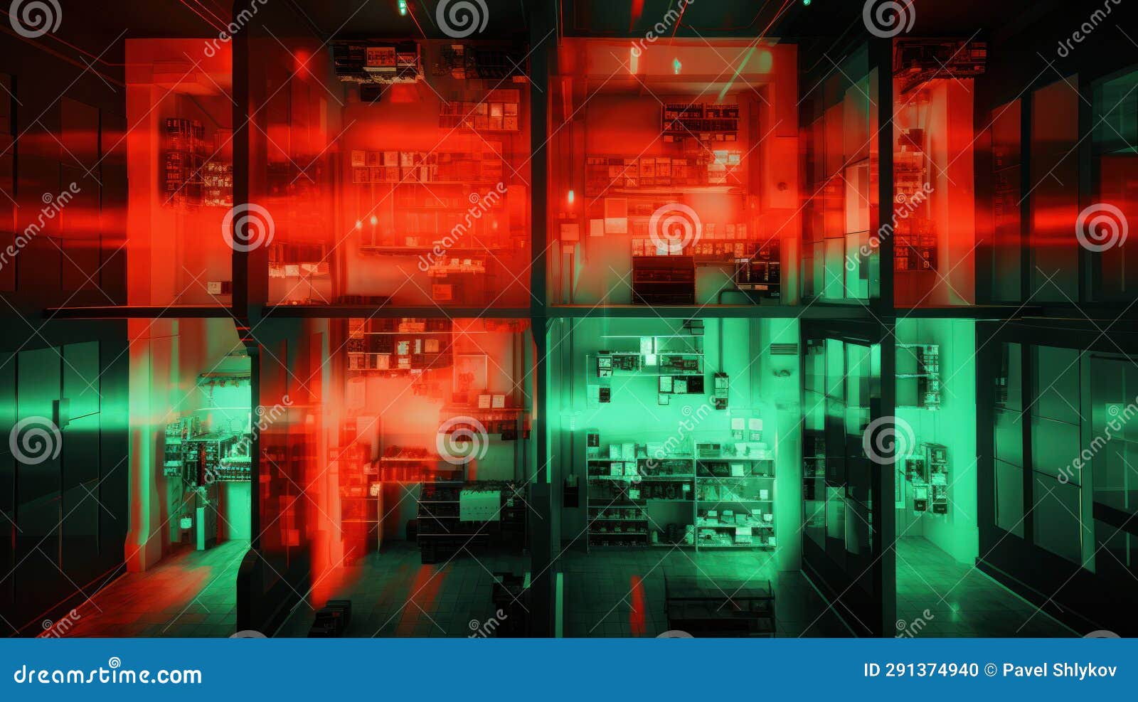 Heatmap, Radiation Analytic in Smart Office or Workshop Technology ...