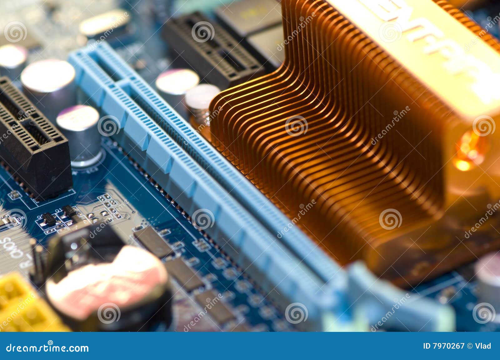 Heatsink stock image. Image of circuit, hardware, microchip - 7970267