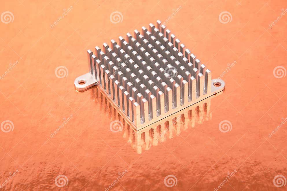 Heatsink for Computer. Electronic Component of Computer Technology ...