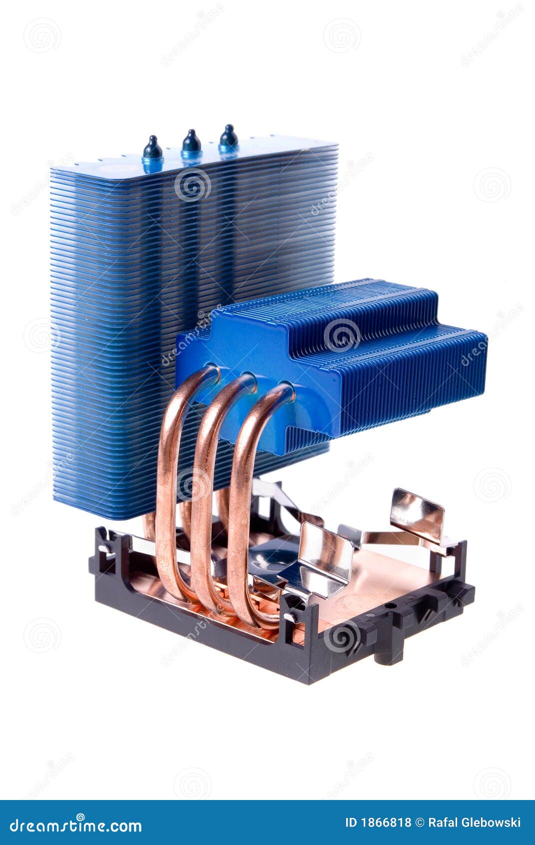 Heatsink Isolated stock photo. Image of pipe, cooling - 1866818