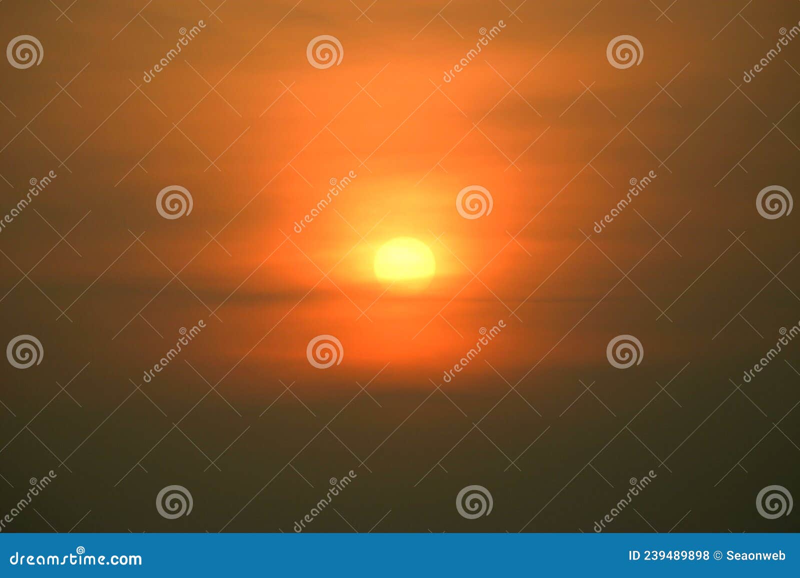 The Heatwave Hot Sun. Climate Change. Global Warming Stock Photo ...