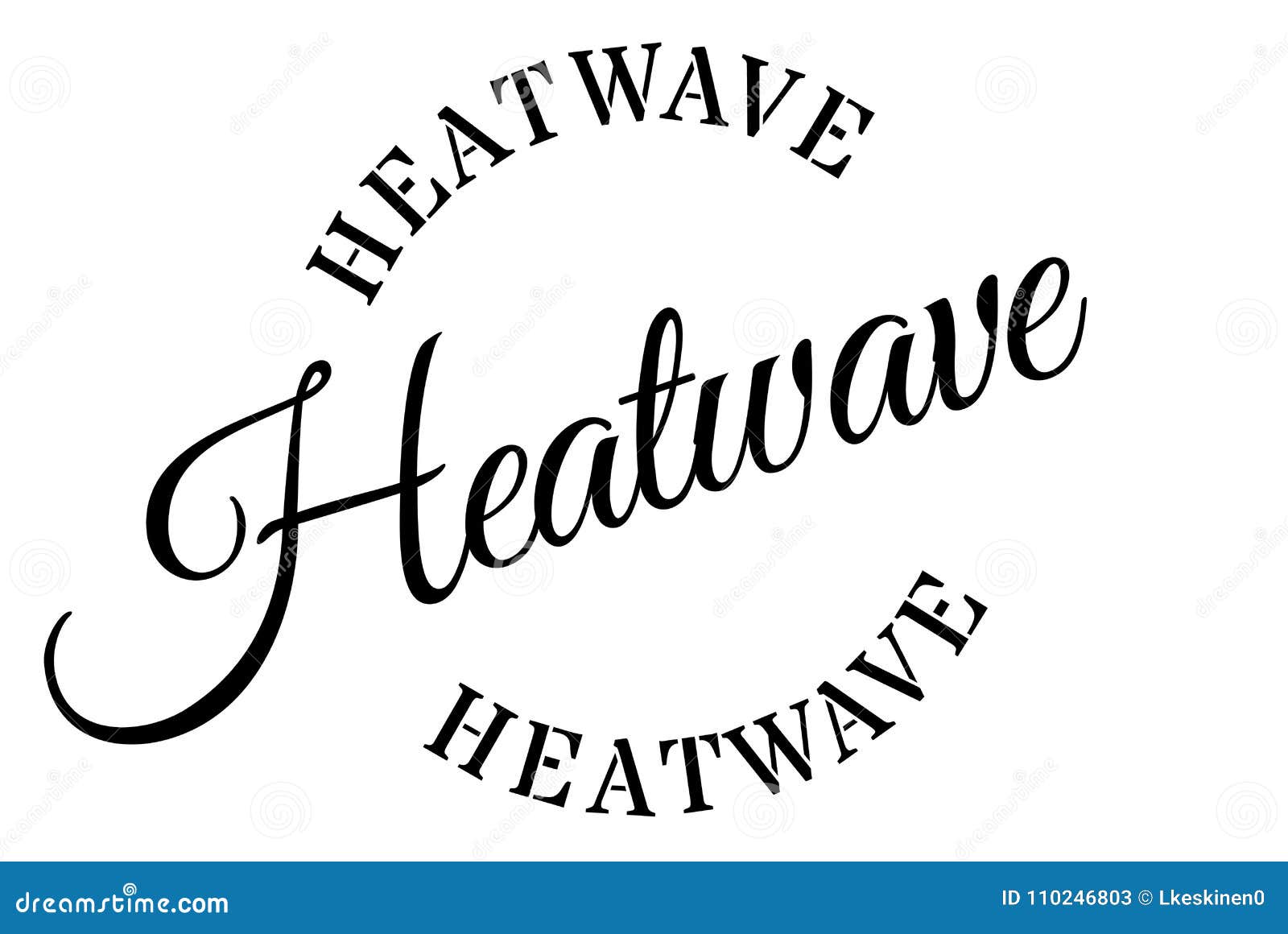 Heatwave typographic stamp stock vector. Illustration of heatwave ...