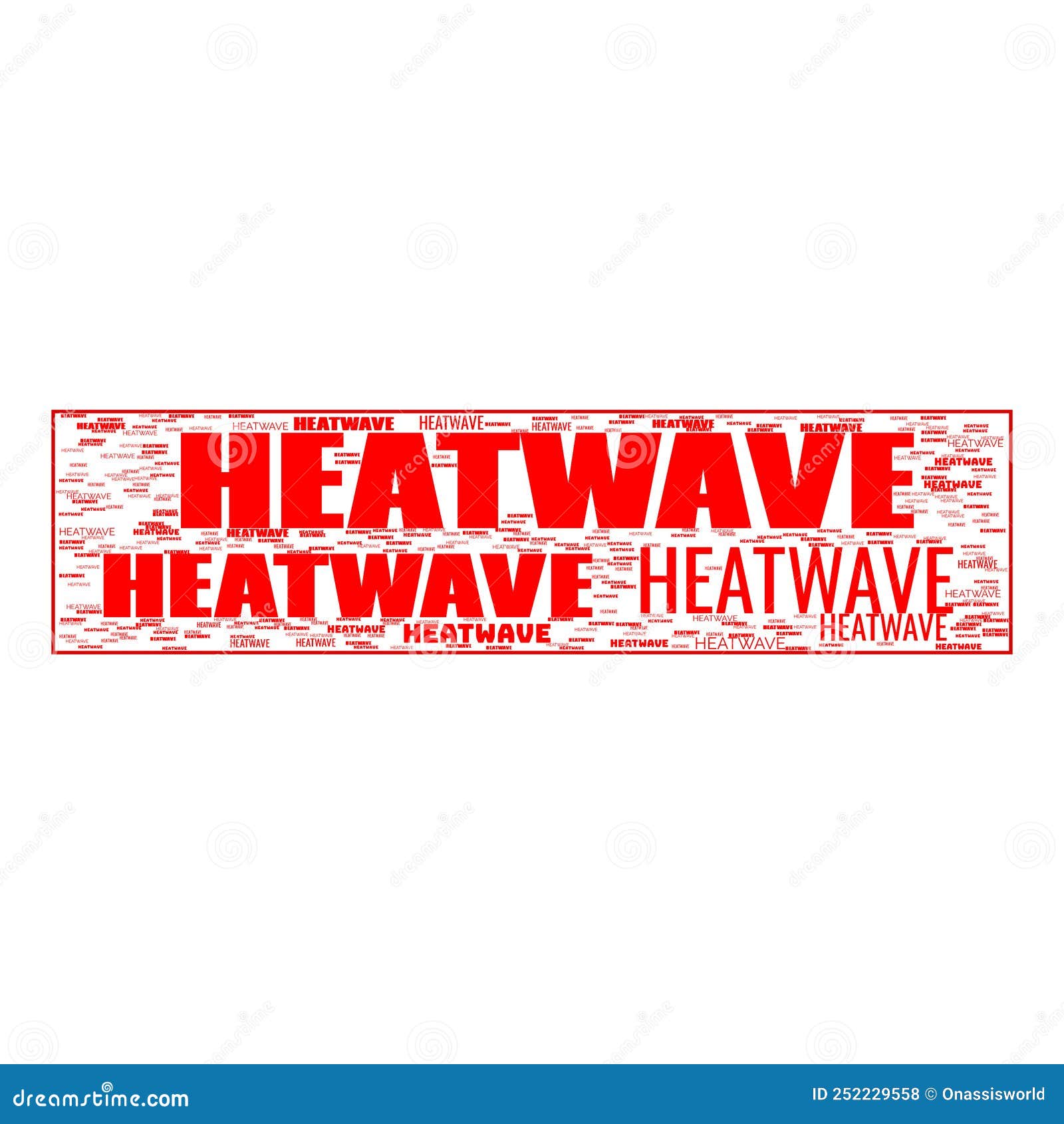 Heatwave Warning Text Illustration Background Header Stock Illustration ...