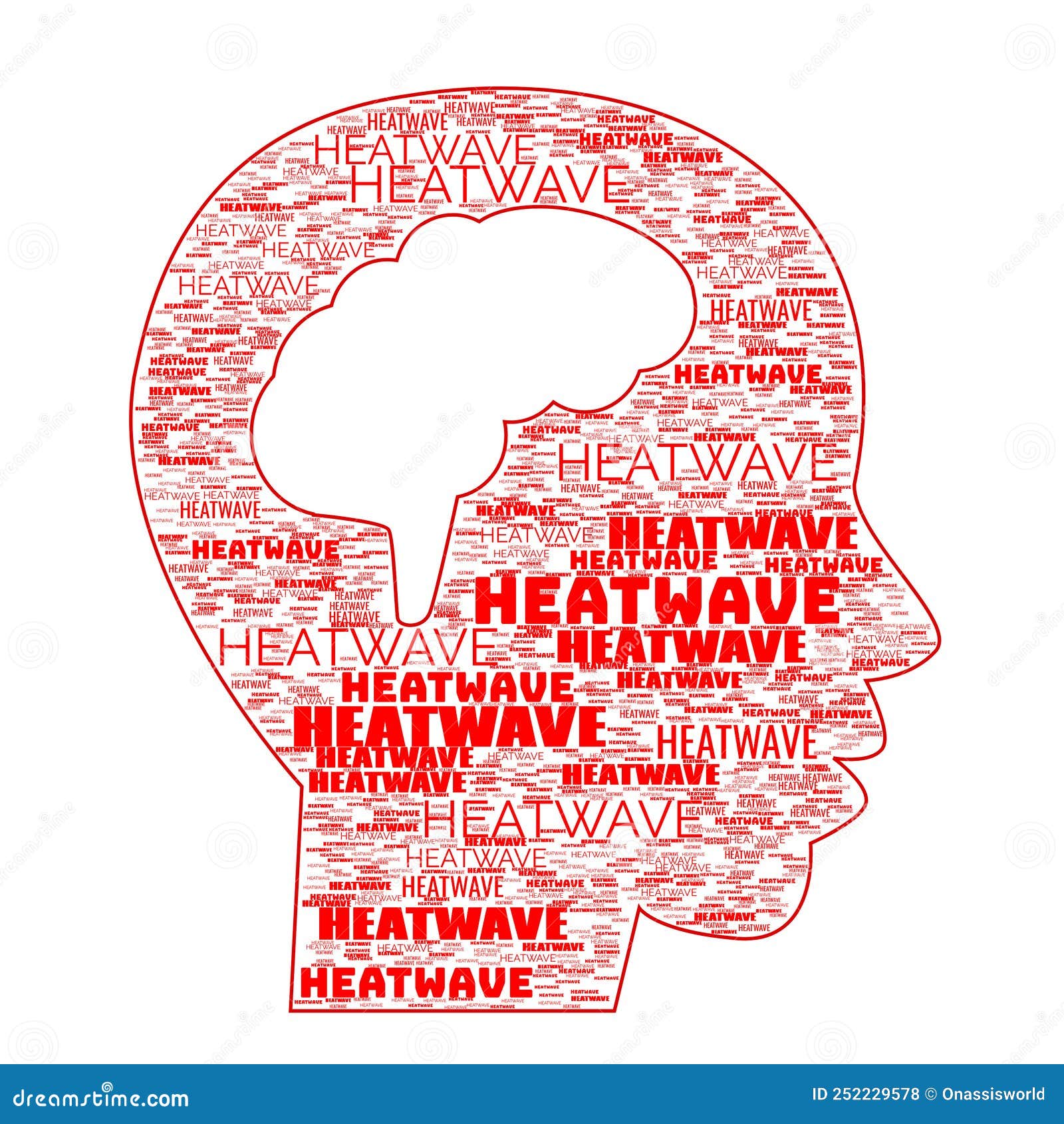 Heatwave Warning Text Illustration Background Header Stock Illustration ...