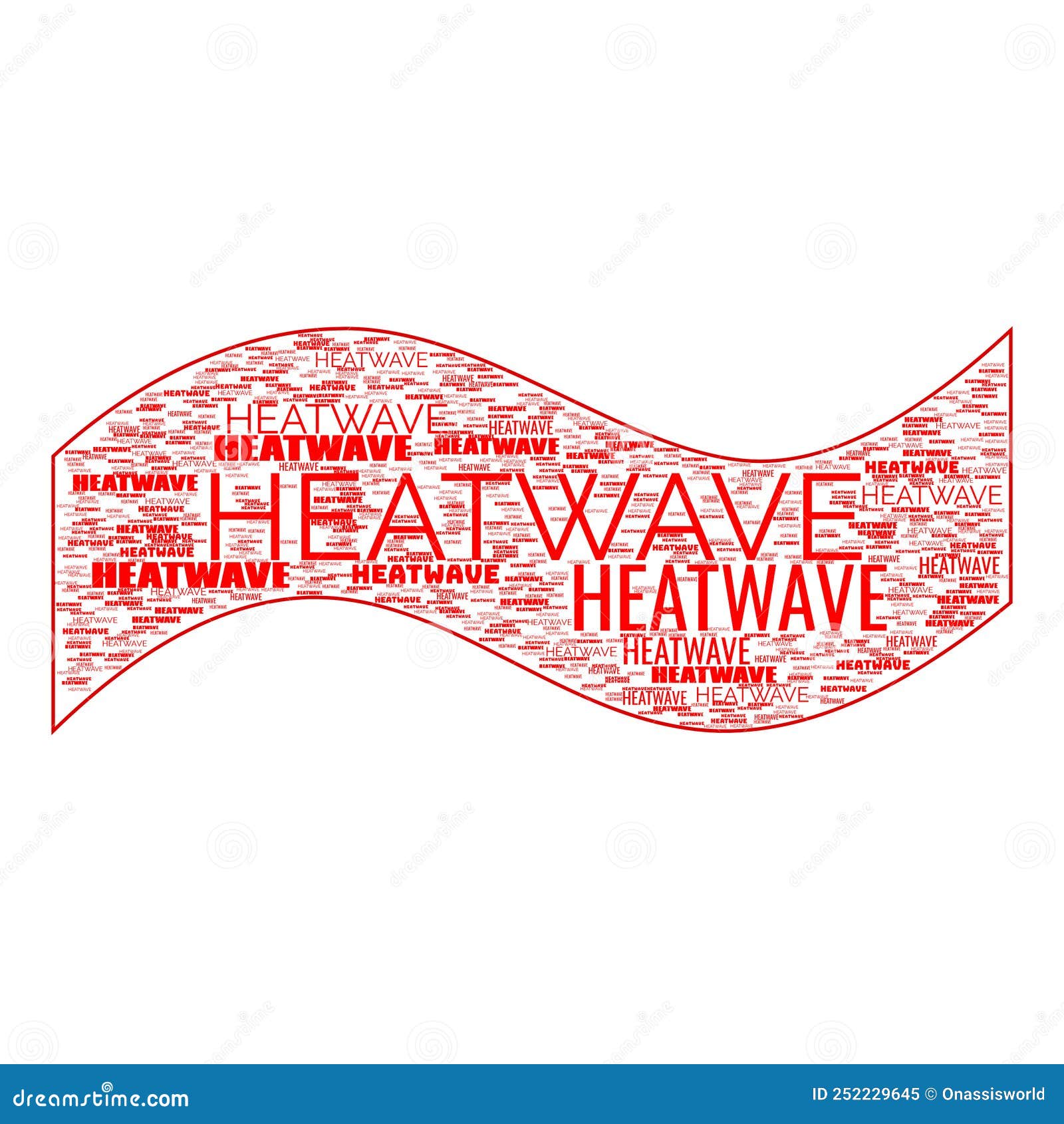 Heatwave Warning Text Illustration Background Header Stock Illustration ...