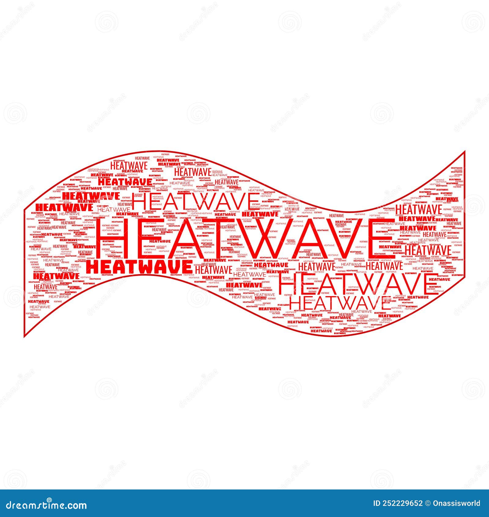 Heatwave Warning Text Illustration Background Header Stock Illustration ...