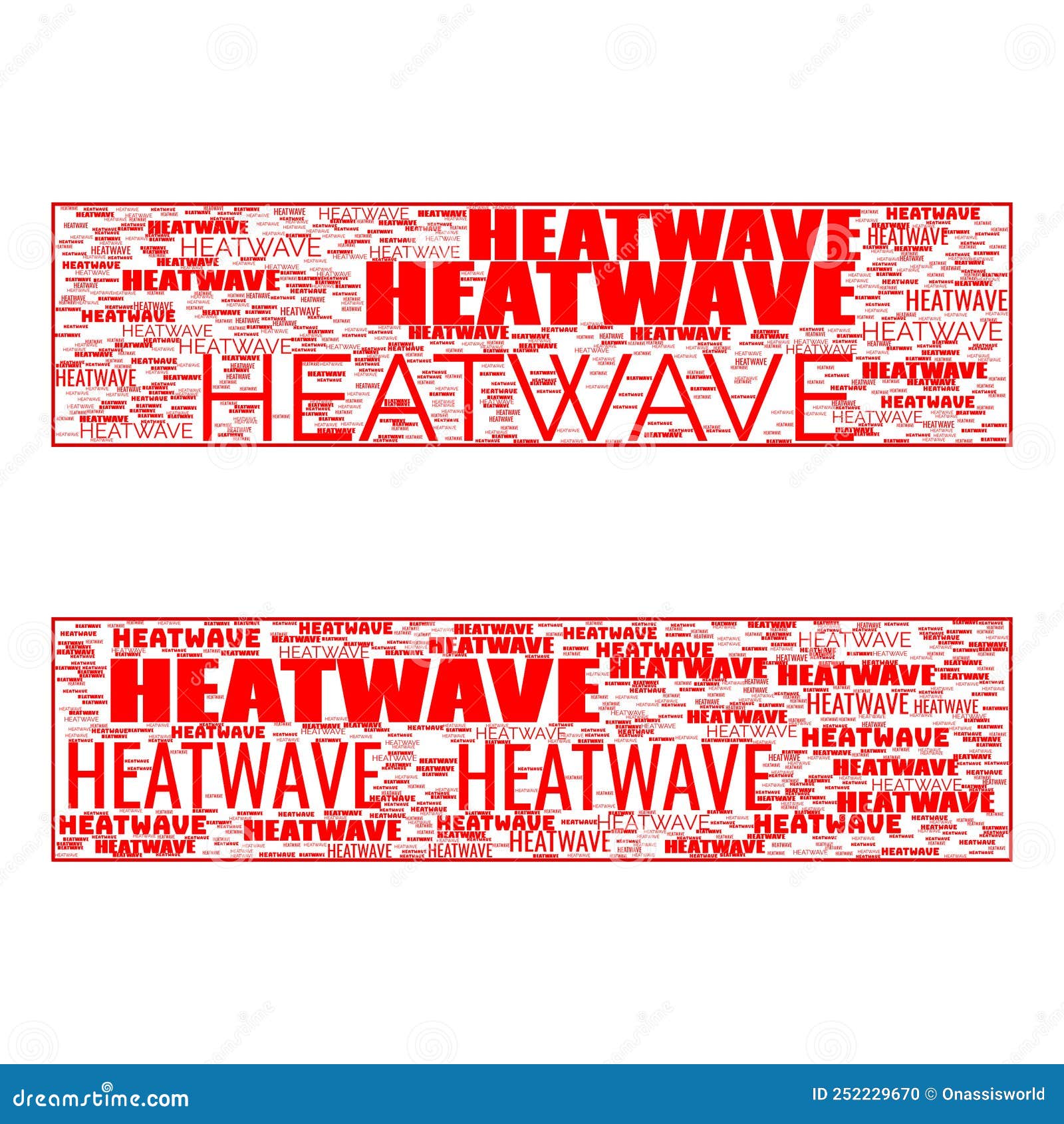 Heatwave Warning Text Illustration Background Header Stock Illustration ...