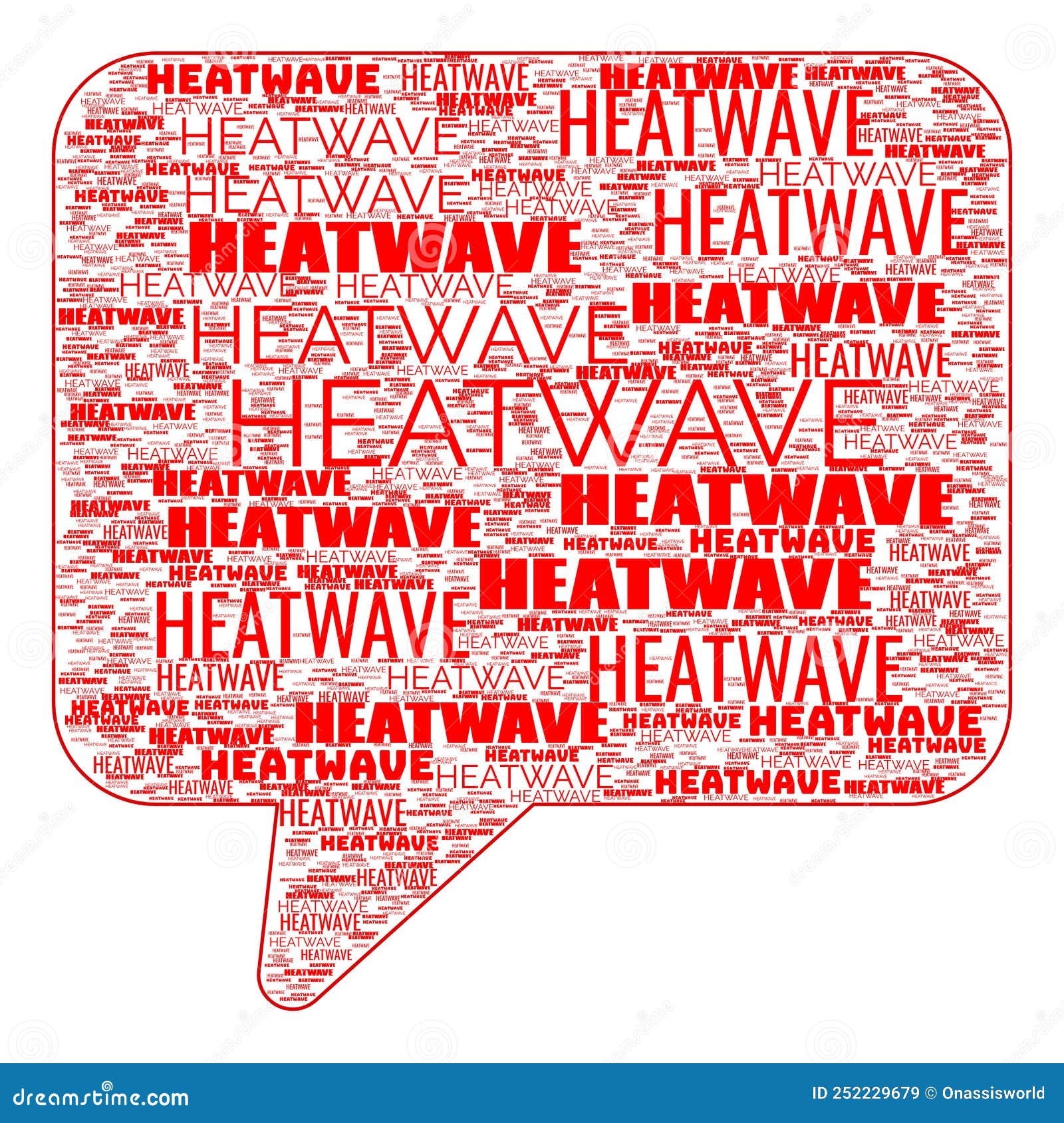 Heatwave Warning Text Illustration Background Header Stock Illustration ...