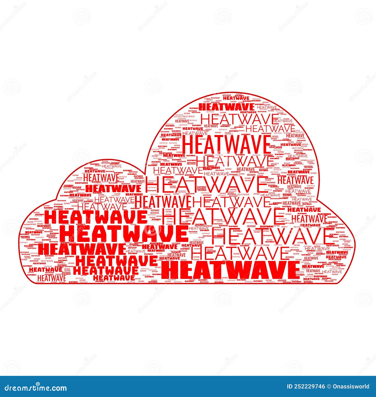 Heatwave Warning Text Illustration Background Header Stock Illustration ...