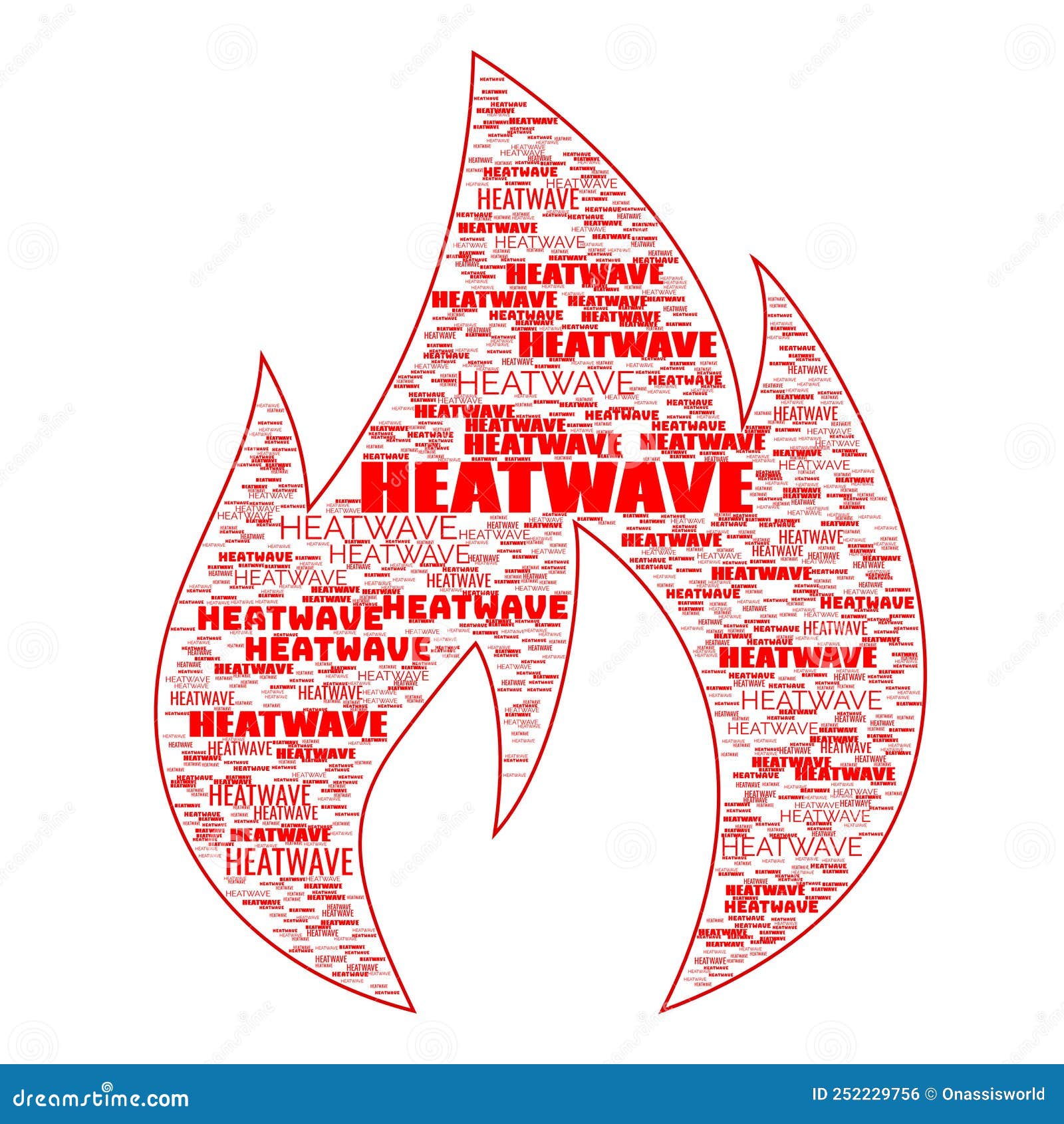 Heatwave Warning Text Illustration Background Header Stock Illustration ...