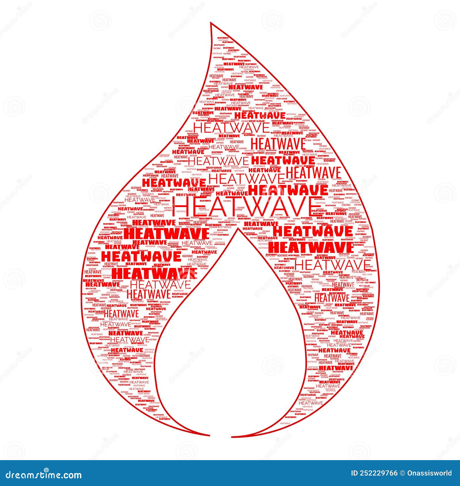 Heatwave Warning Text Illustration Background Header Stock Illustration ...