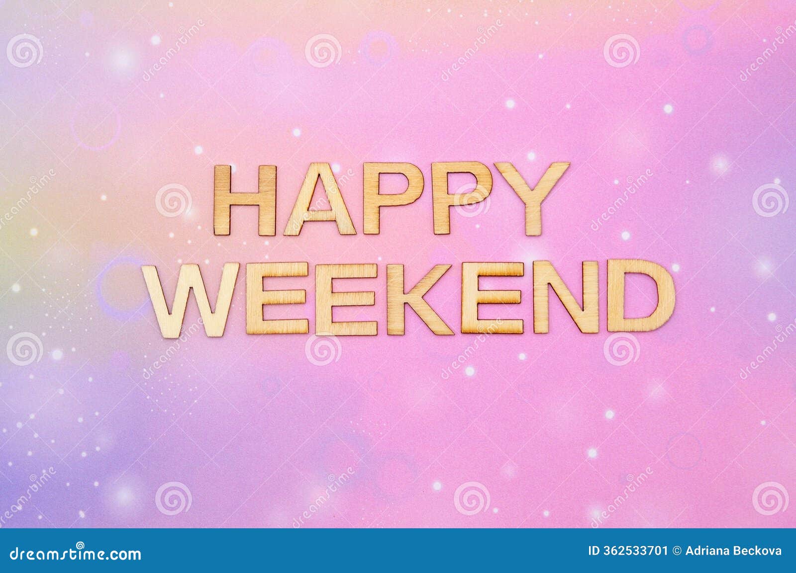 Heaven Background with Happy Weekend Text Stock Image - Image of ...