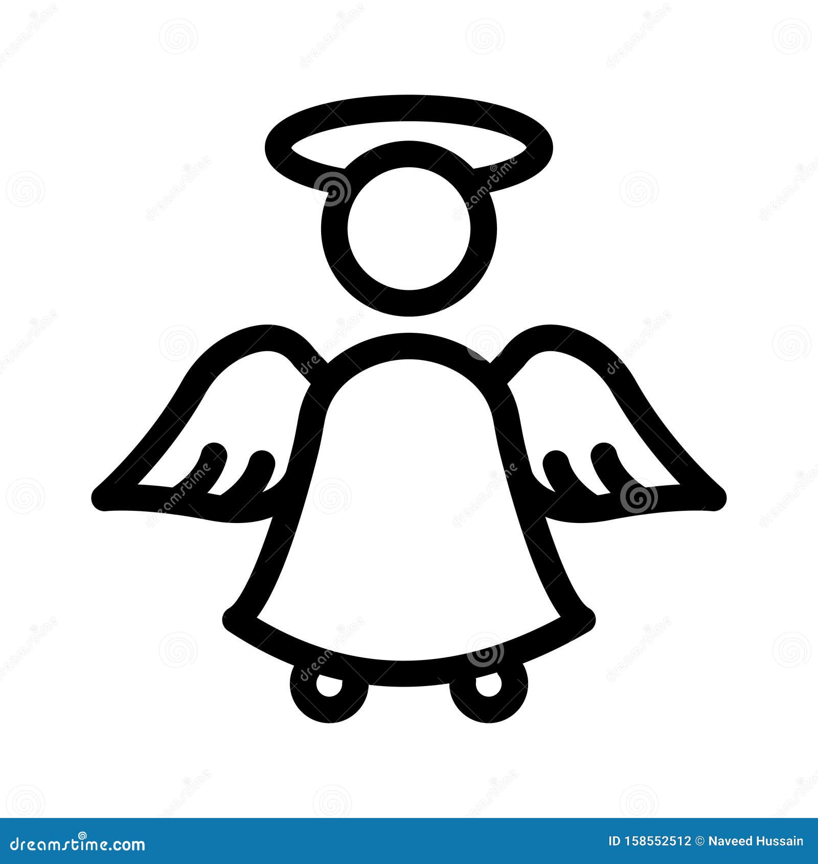 Heaven Flags Thin Line Vector Icon Stock Vector - Illustration of ...