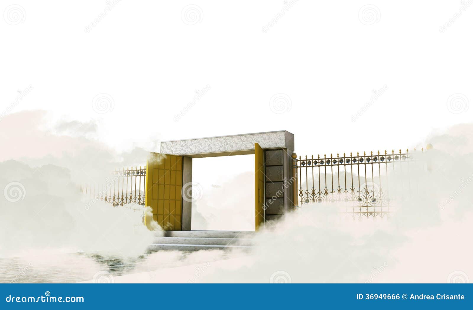 Heaven Gate Icon. Clipart Image Vector Illustration | CartoonDealer.com ...