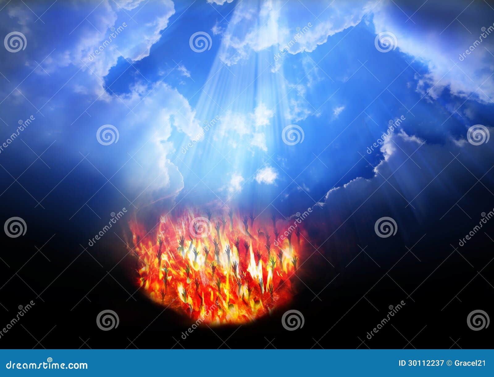 Heaven and Hell 3 stock image. Image of devil, holy, lovely - 30112237