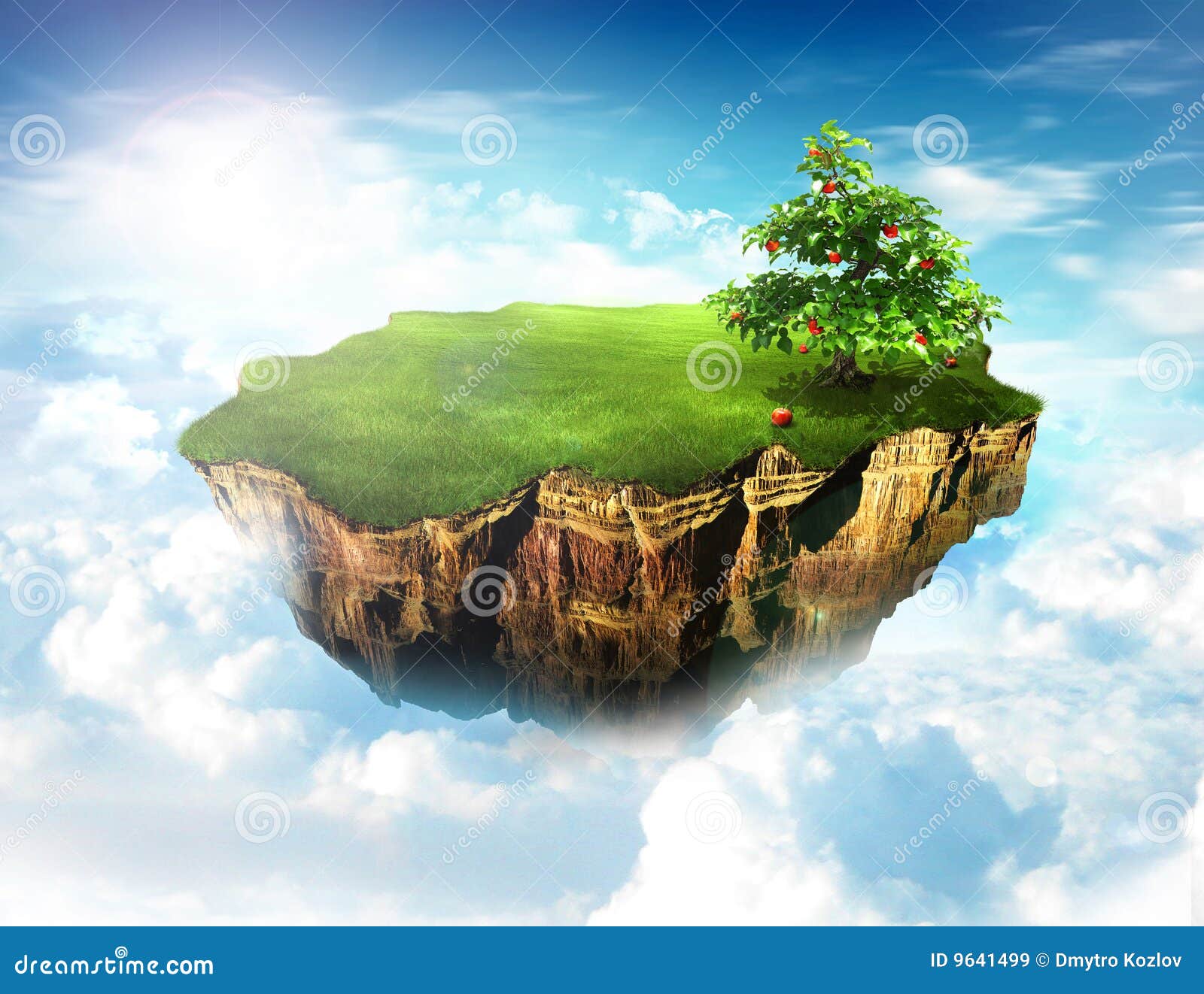 Heaven land stock image. Image of cloud, plateau, growth - 9641499