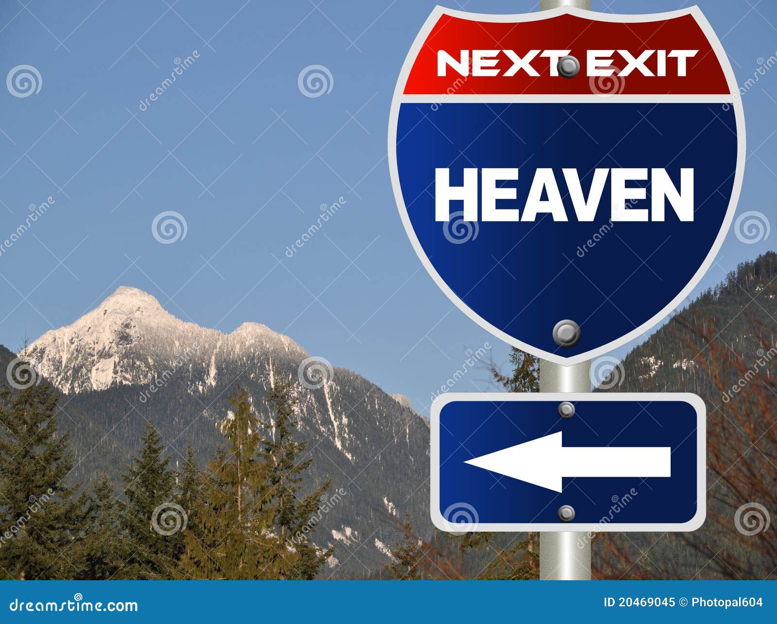 Heaven road sign stock image. Image of symbol, issue - 20469045