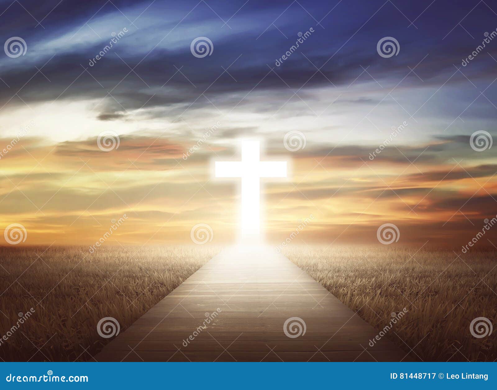 Path To The Cross Royalty-Free Stock Photo | CartoonDealer.com #32428995