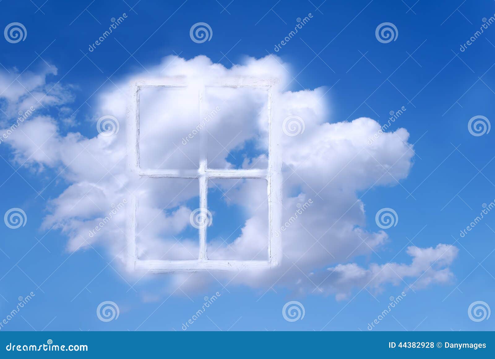 Heaven window stock photo. Image of blue, view, cloudy - 44382928