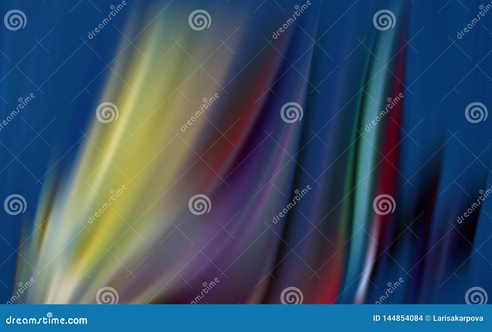 Heavenly Blue Azure Background with Soft Folds Stock Illustration ...