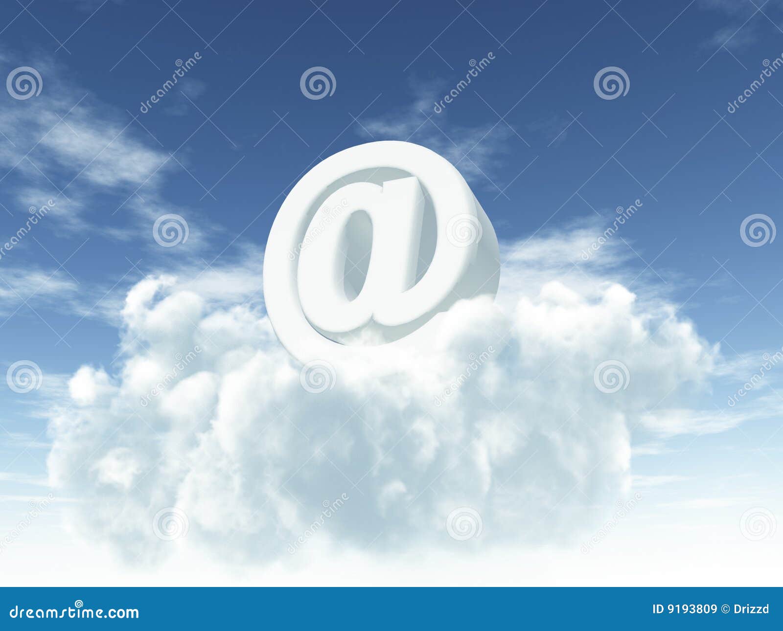 Heavenly email stock illustration. Illustration of heaven - 9193809