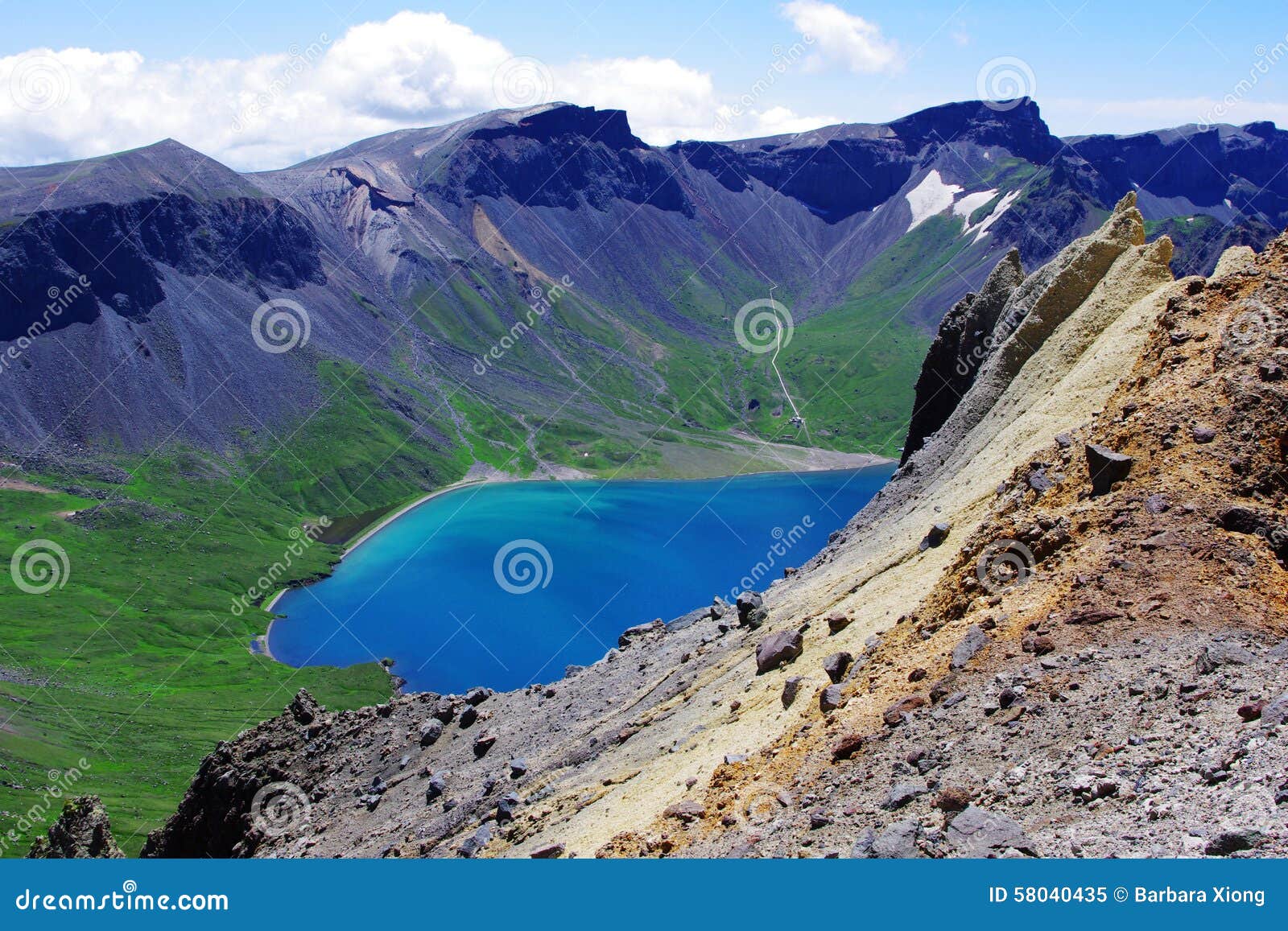 Heavenly lake stock image. Image of reflection, nature - 58040435