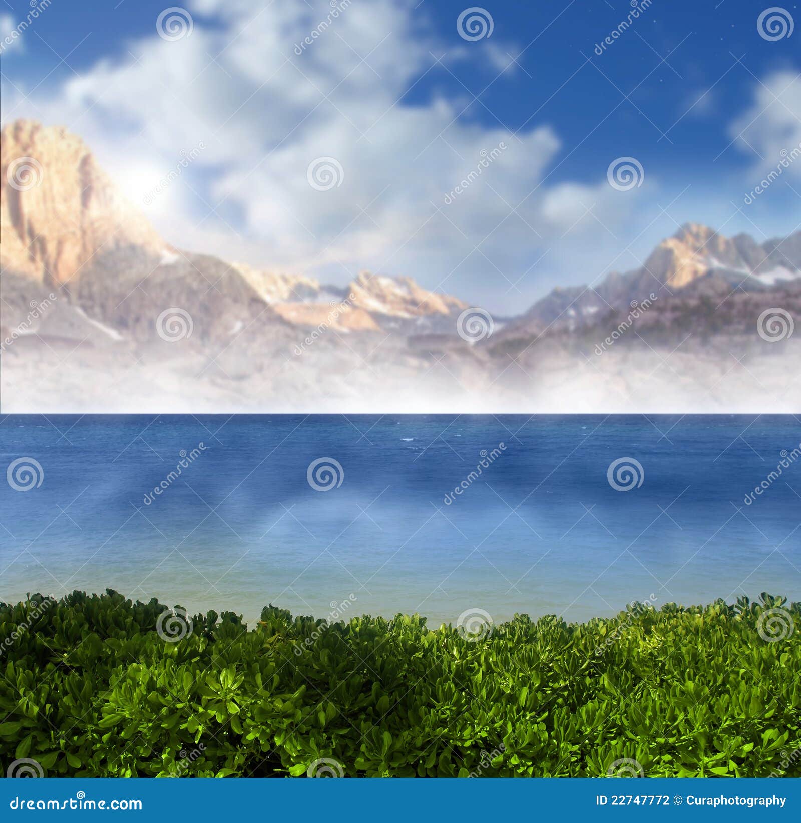 Heavenly landscape stock photo. Image of vacation, water - 22747772