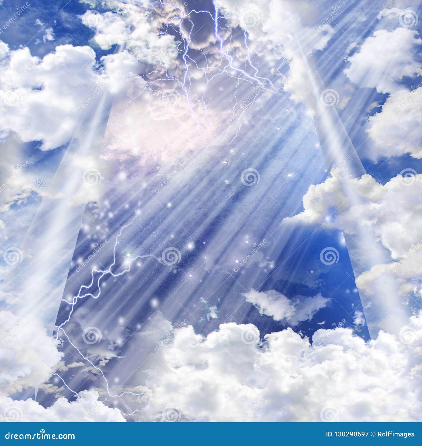 Heavenly Light Background