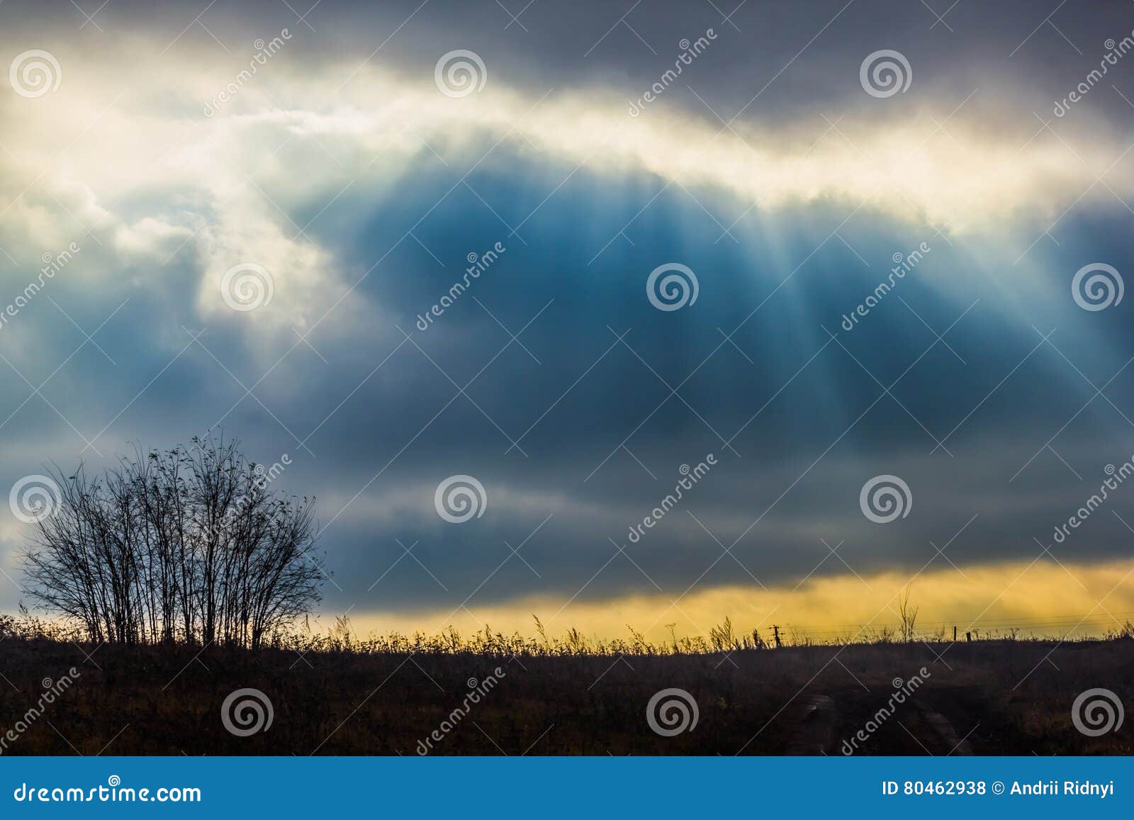 Heavenly rays stock photo. Image of light, mara, sunset - 80462938