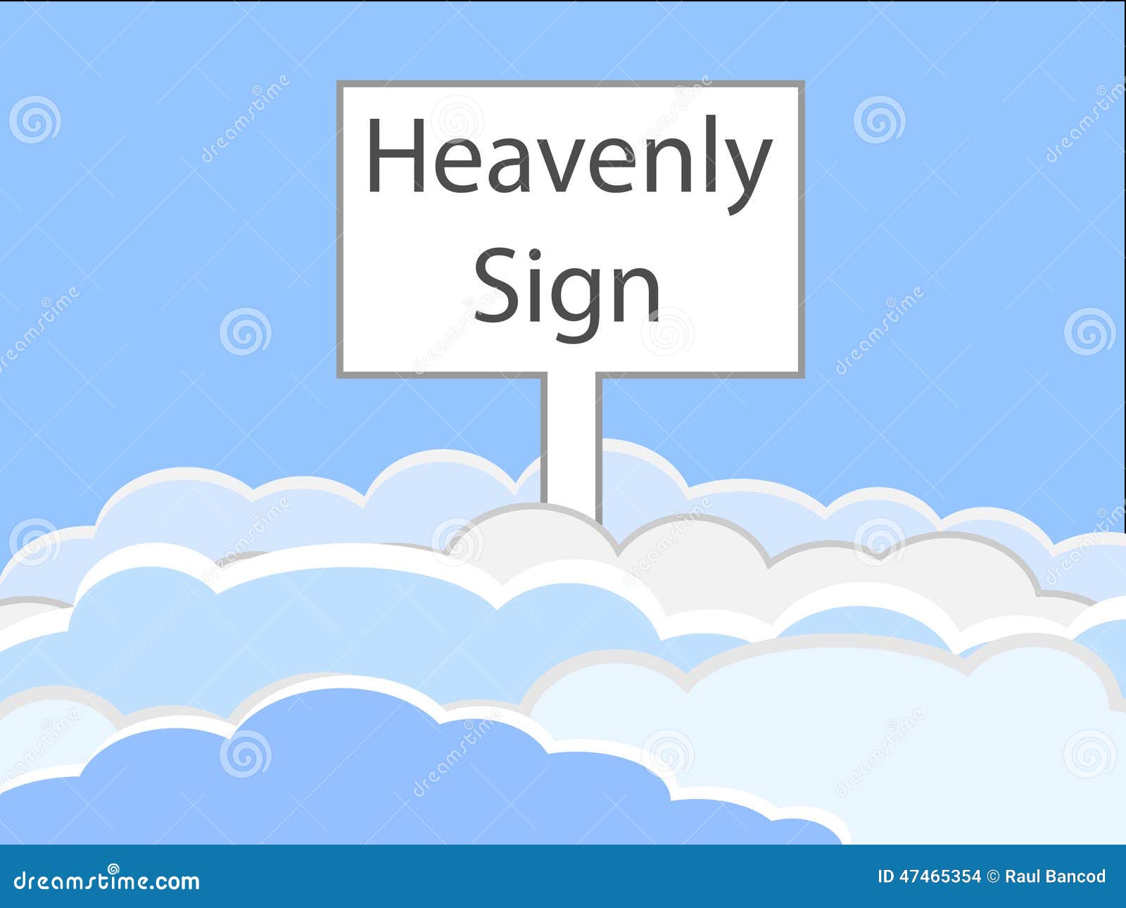 Heavenly sign stock illustration. Illustration of editable - 47465354